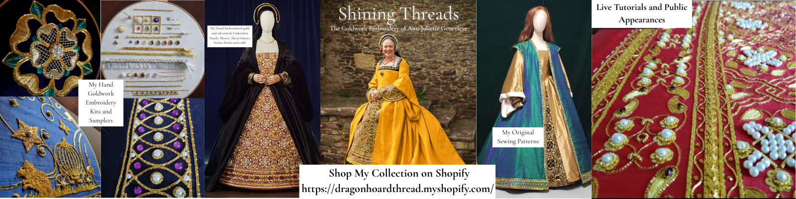 Dragon Hoard Threads | Gold & Silver Embroidery Supplies – Shining Threads